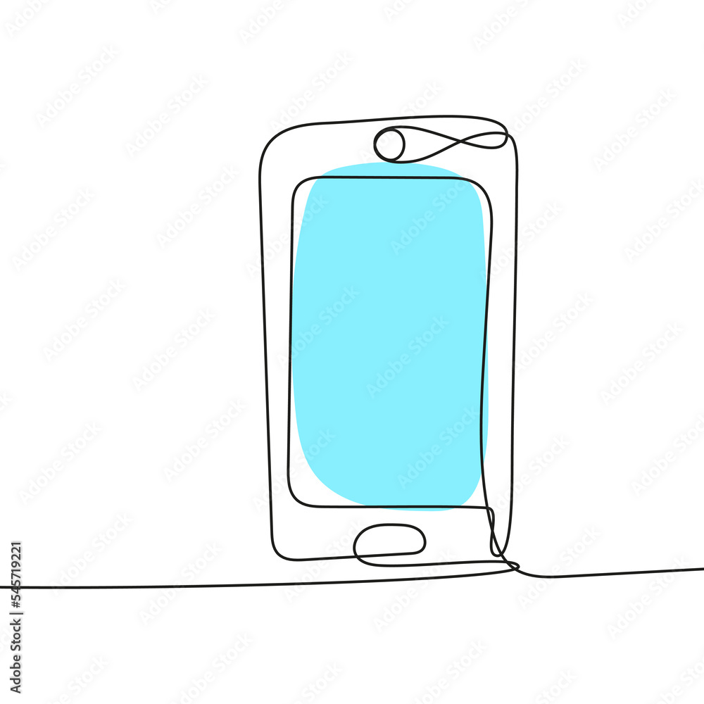 Smart phone icon in cartoon style. Vector isolated smartphone ...