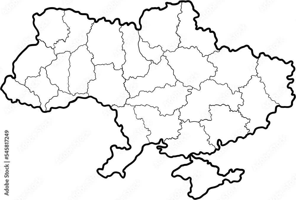Стокова ілюстрація doodle freehand drawing of ukraine map. | Adobe Stock