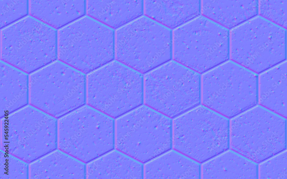 Ilustración de Stock Normal map of pavement seamless pattern with ...