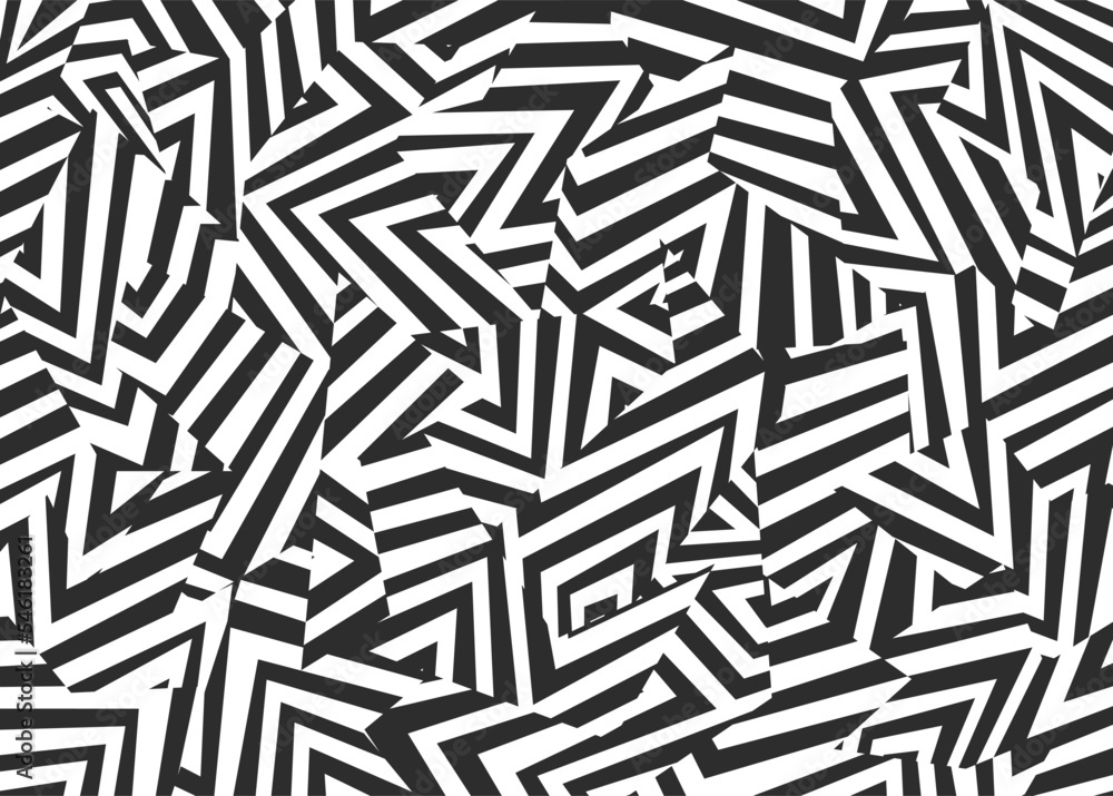 Abstract background with dazzle camouflage pattern Stock Vector | Adobe Stock