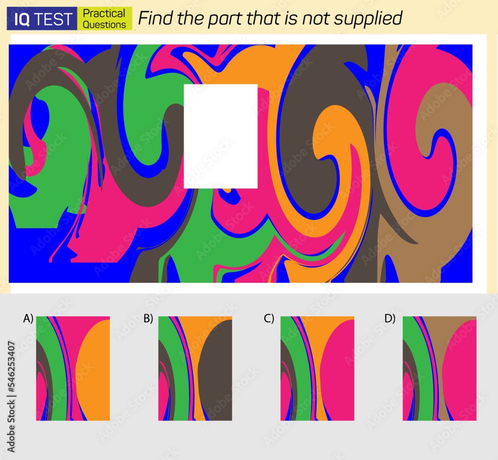 Visual intelligence questions IQ TEST, visual intelligence questions ...
