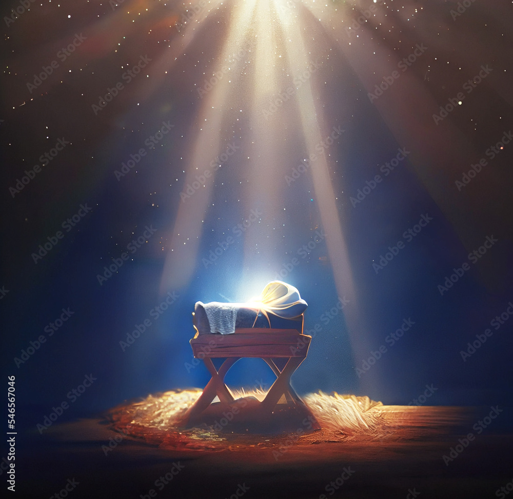 Baby Jesus In A Manger Wallpaper