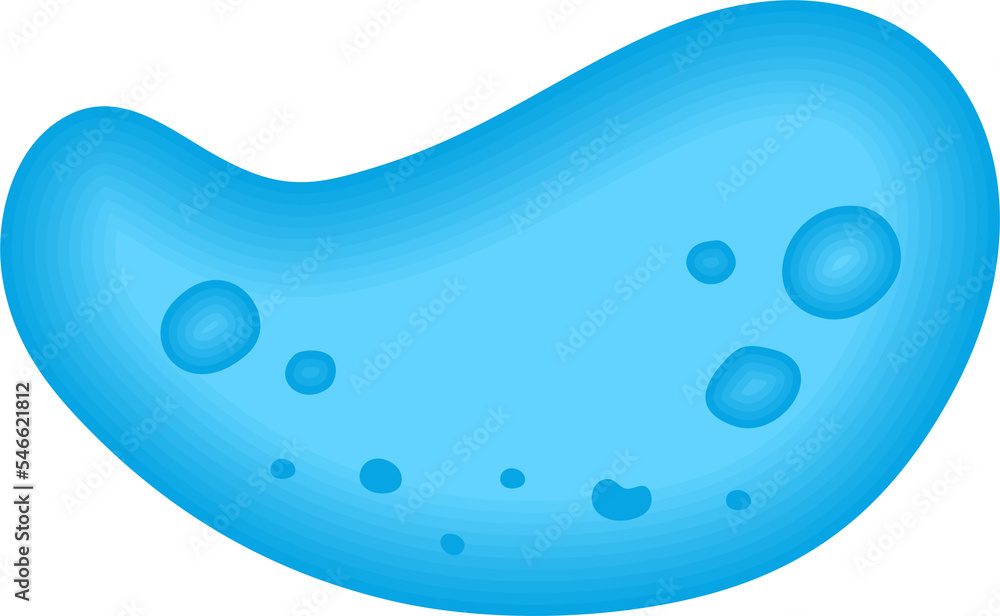 Microbiome illustration of bacteria. Vector image. Gastroenterologist ...