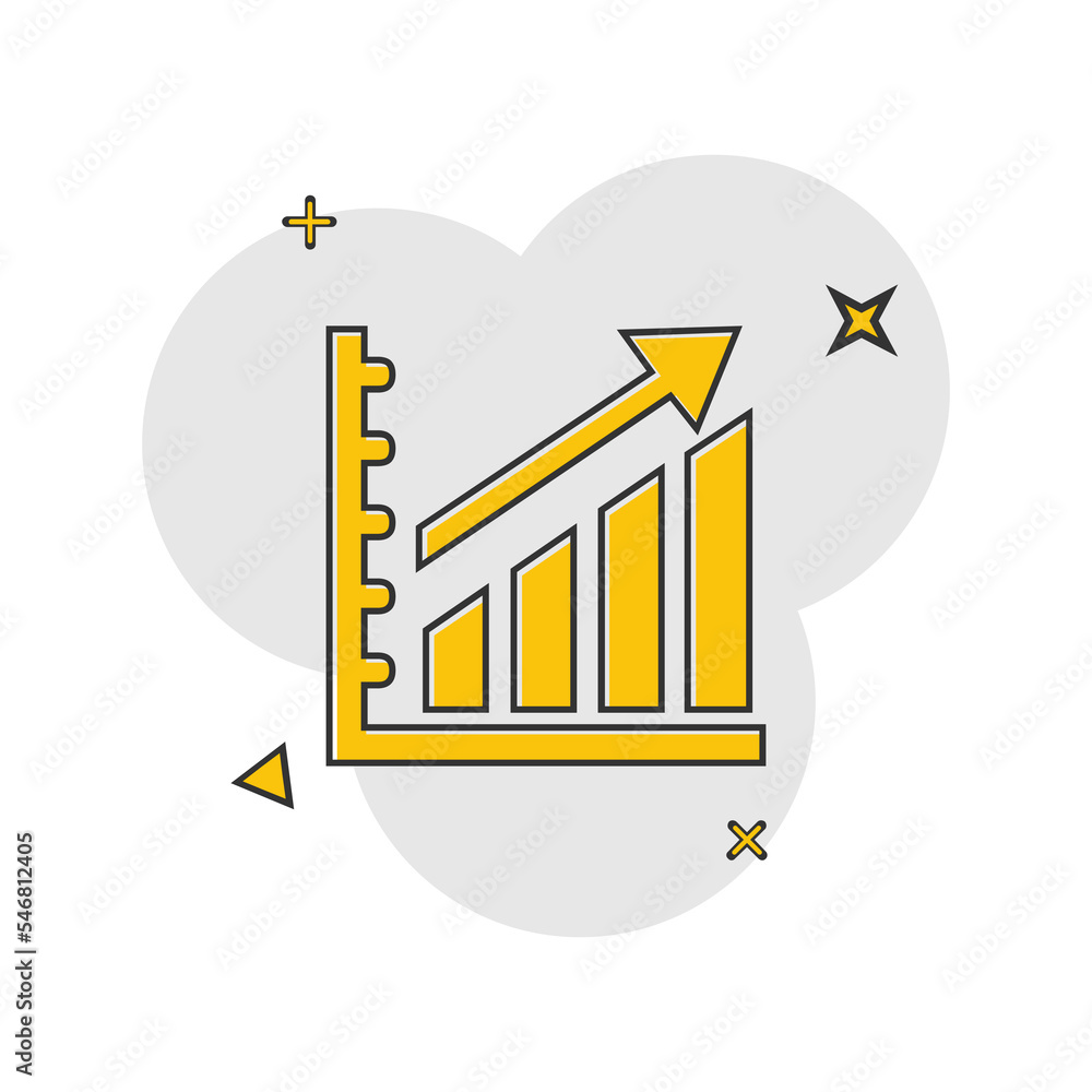 Simple diagram and graphs icon logo Stock Vector | Adobe Stock
