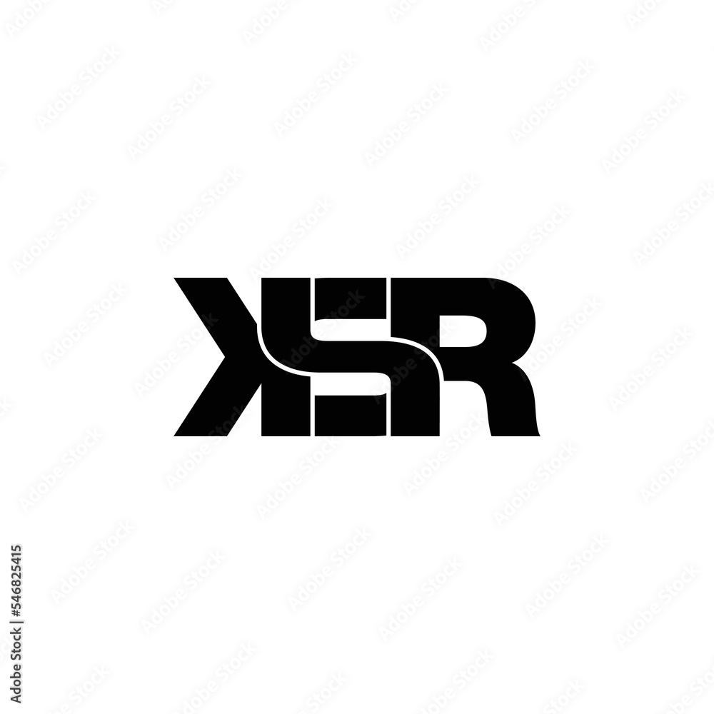 KSR letter monogram logo design vector Stock Vector | Adobe Stock