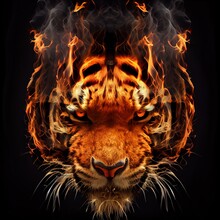Fire Tiger Free Stock Photo - Public Domain Pictures