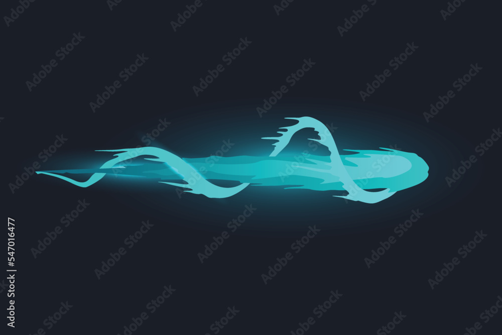 Cartoon laser gun beam. Alien combat weapon rays. Futuristic shot ...