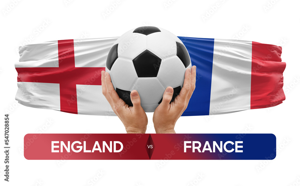 England vs France national teams soccer football match competition ...