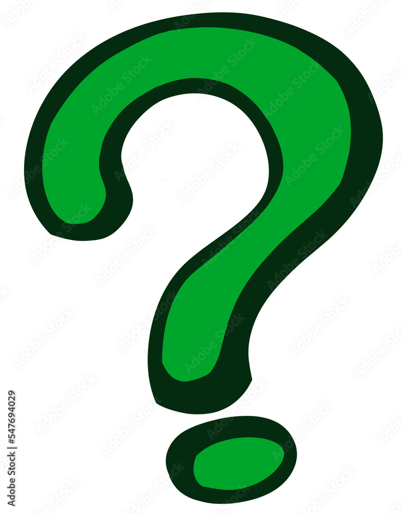 Question mark with color doodle symbol icon hand drawn illustration art ...