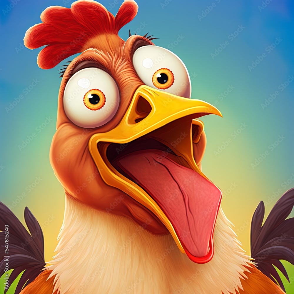 Funny Chicken Pictures Cartoons