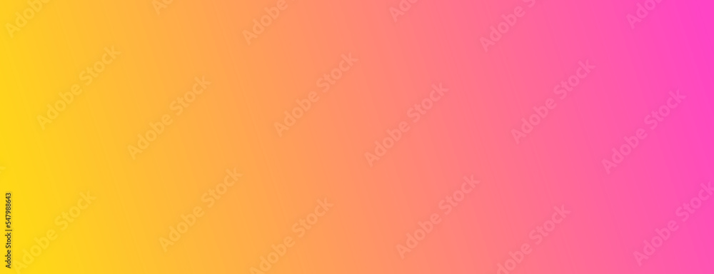 Colorful yellow and pink gradient long banner background. Stock Vector ...