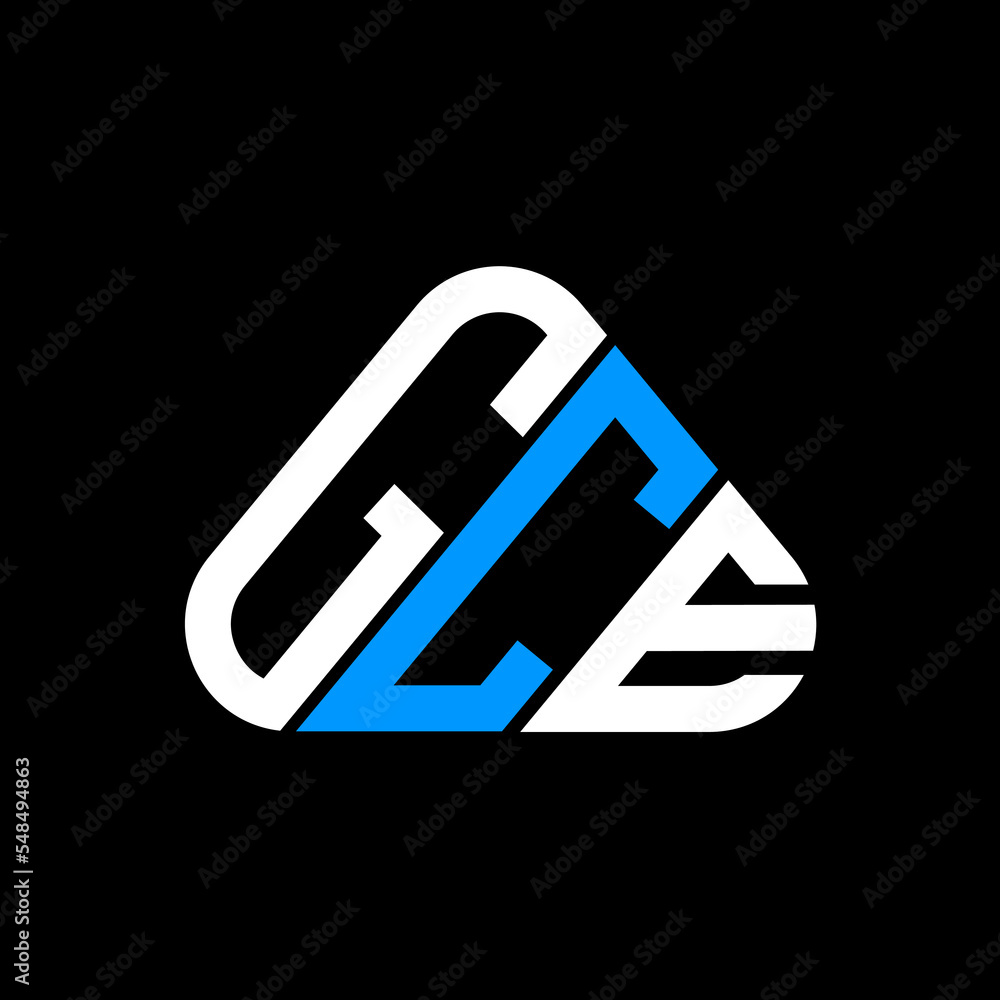 GCE letter logo creative design with vector graphic, GCE simple and ...