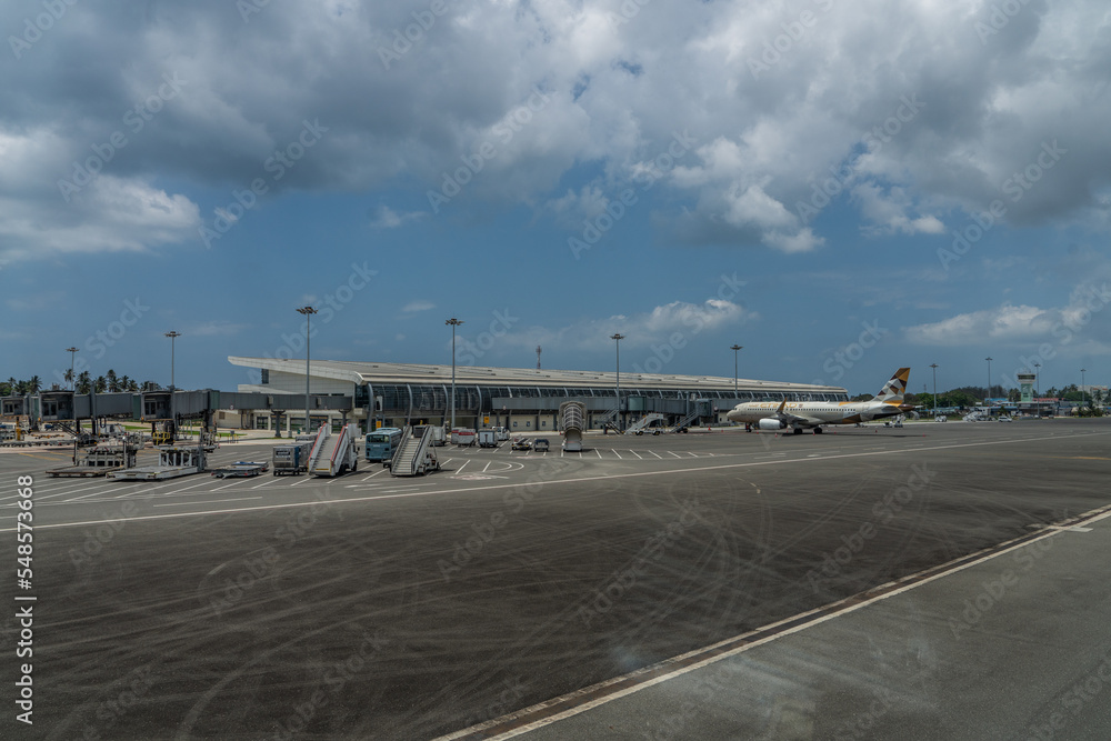Zanzibar, Tanzania - Nov. 2022, new Terminal Building at "Abeid Amani ...