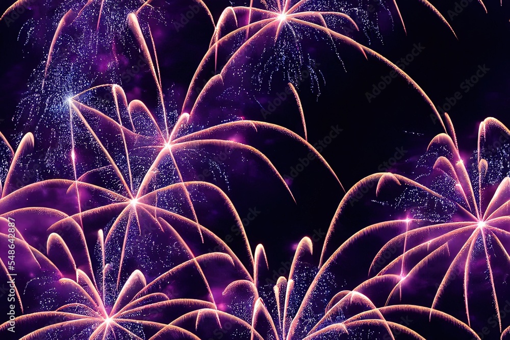 Fireworks in Night Sky Seamless Texture Pattern Tiled Repeatable ...