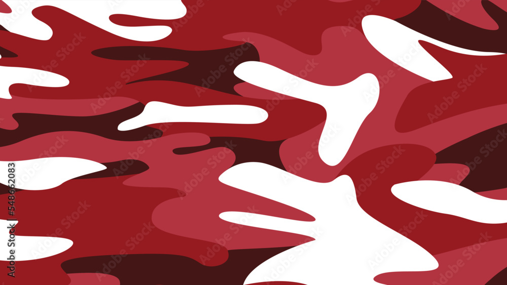Texture military camouflage repeats seamless army red and white Stock ...