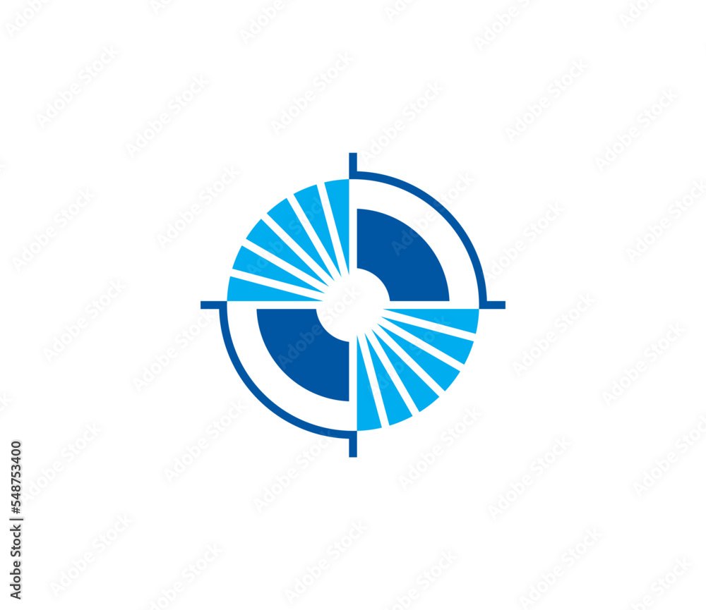 Medical Imaging Logo - Diagnostic Scan Symbol - MRI or CT Scan Icon ...