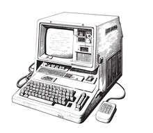 Sketched Computer Keyboard Free Stock Photo - Public Domain Pictures