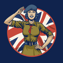 Retro Woman World War 2 Free Stock Photo - Public Domain Pictures