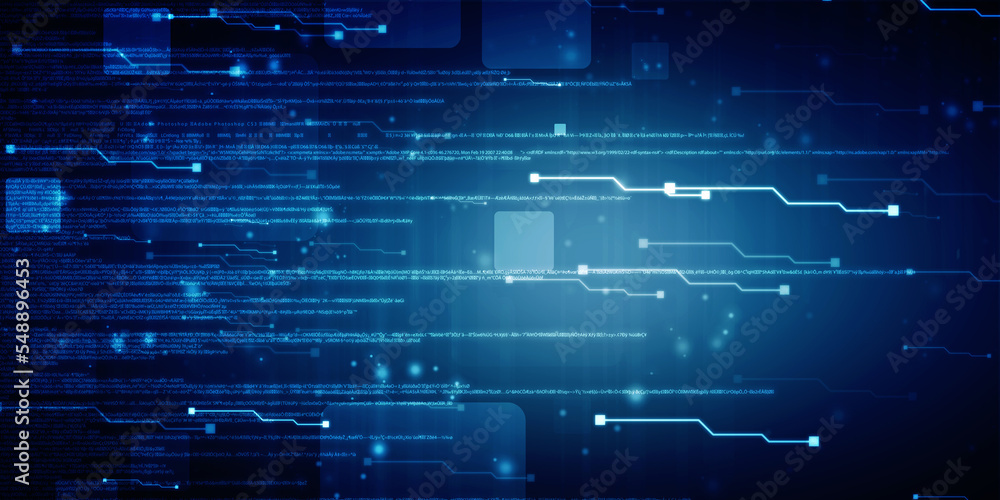 Internet binary data code computing or transmission process,Internet data transmission, Binary ...
