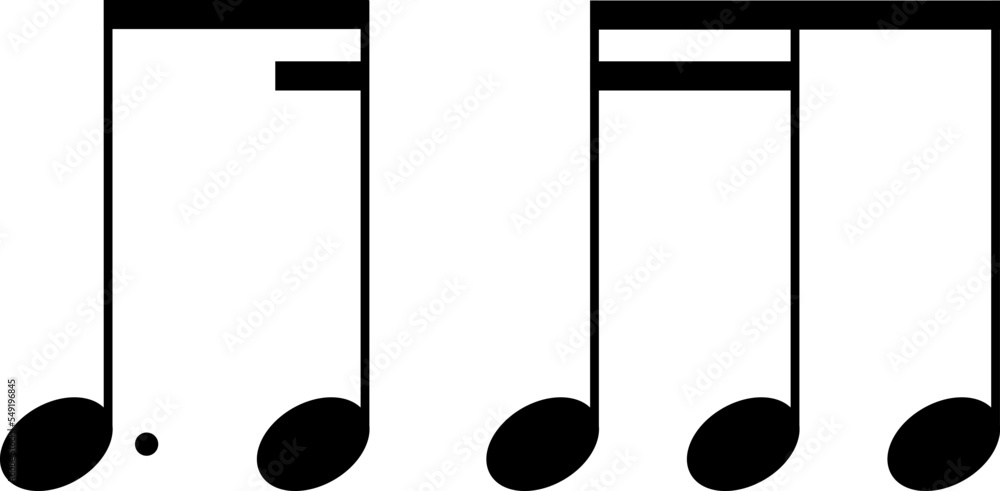 Musical Notes, Keys, Pauses and other symbols in the vector. A complete ...