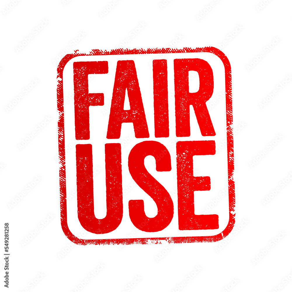 Fair Use - right to use a copyrighted work under certain conditions ...
