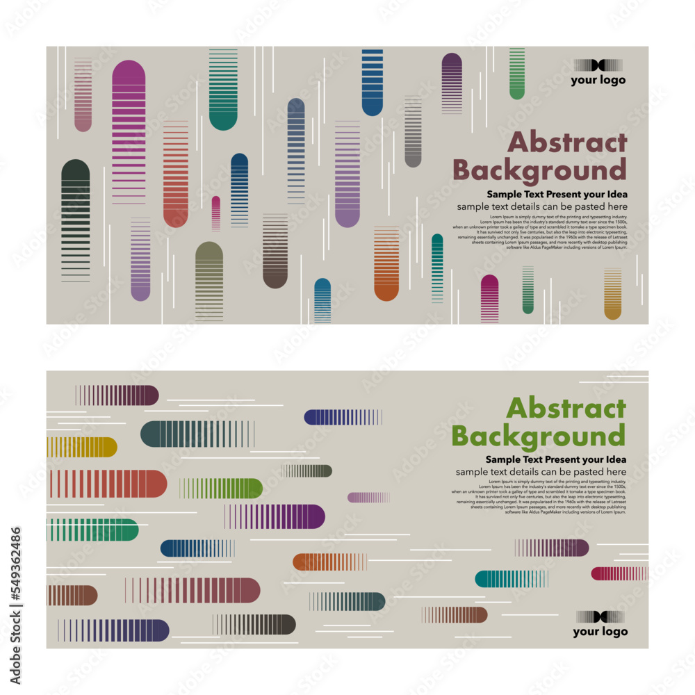 Abstract background geometric shape vector design, semicircle and lines ...