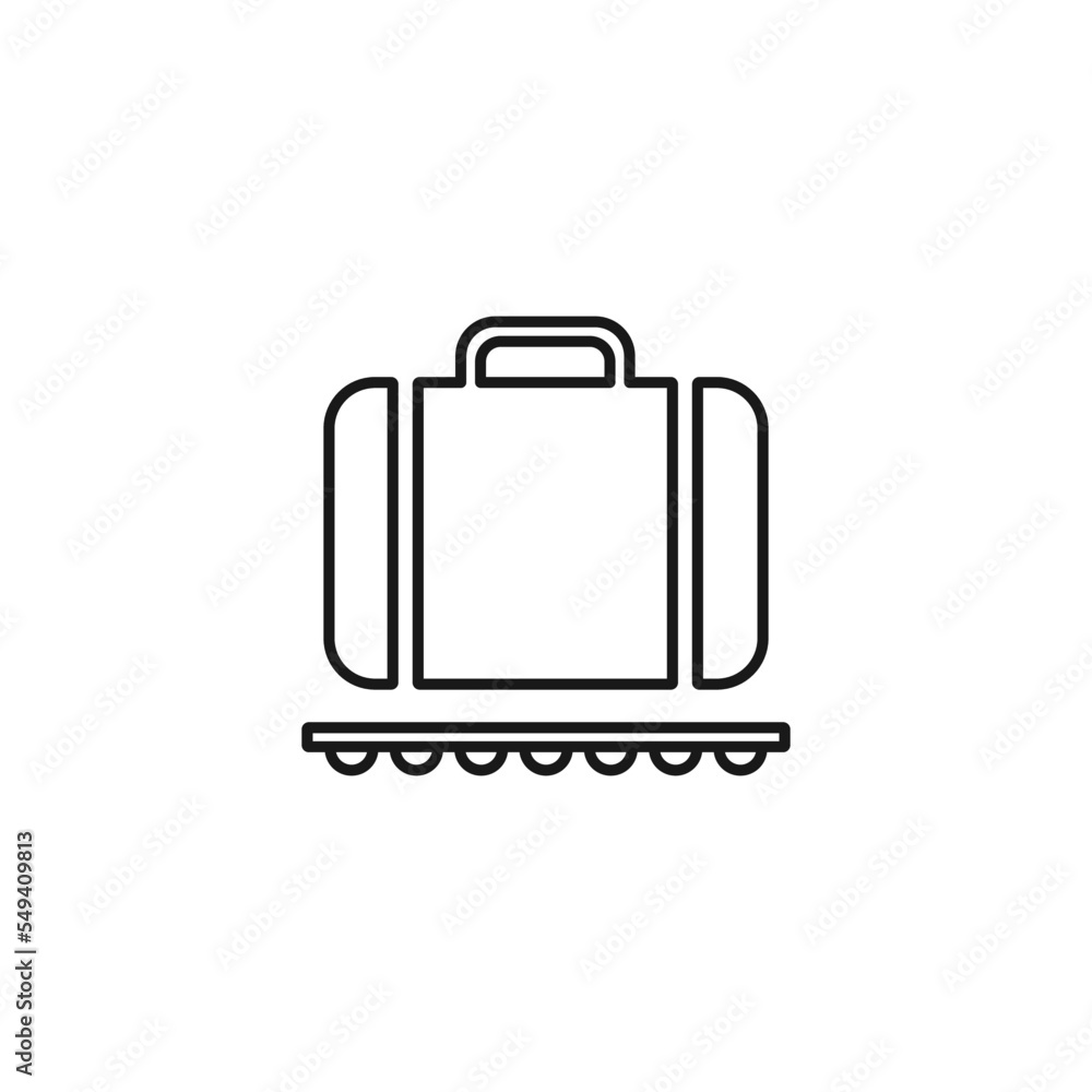 Baggage claim icon. Luggage symbol modern, simple, vector, icon for ...