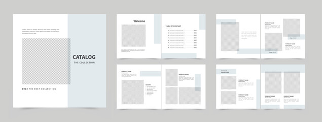 Fototapeta mapa świata dla dzieci Minimal product catalog template and ...