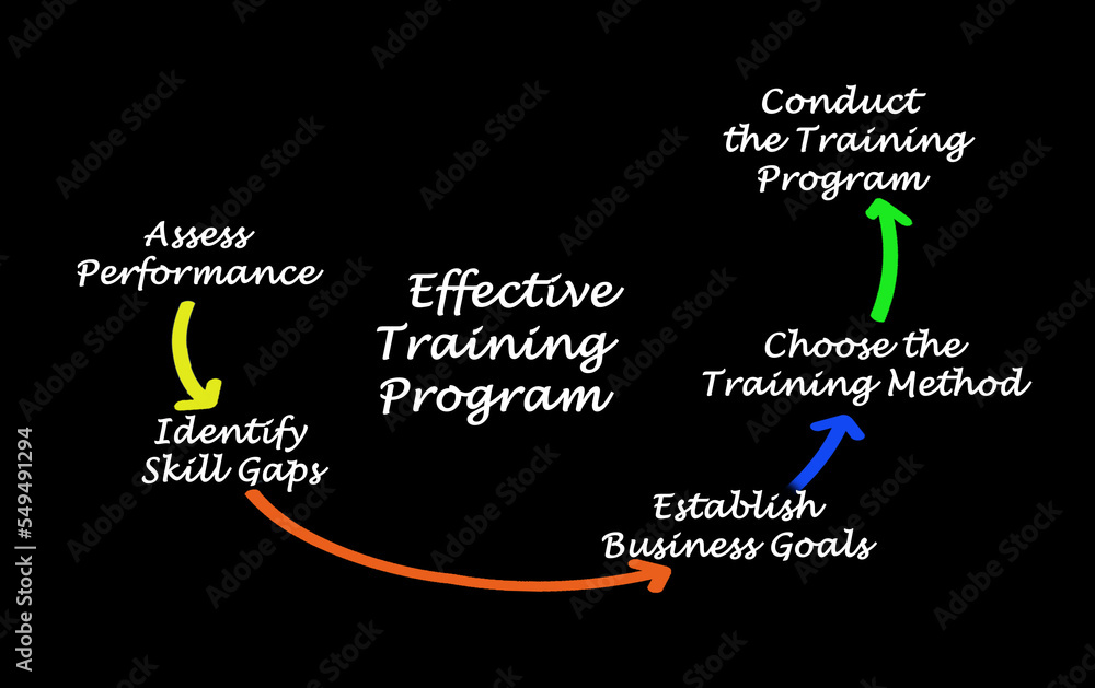 Components of Effective Training Program Stock Illustration | Adobe Stock