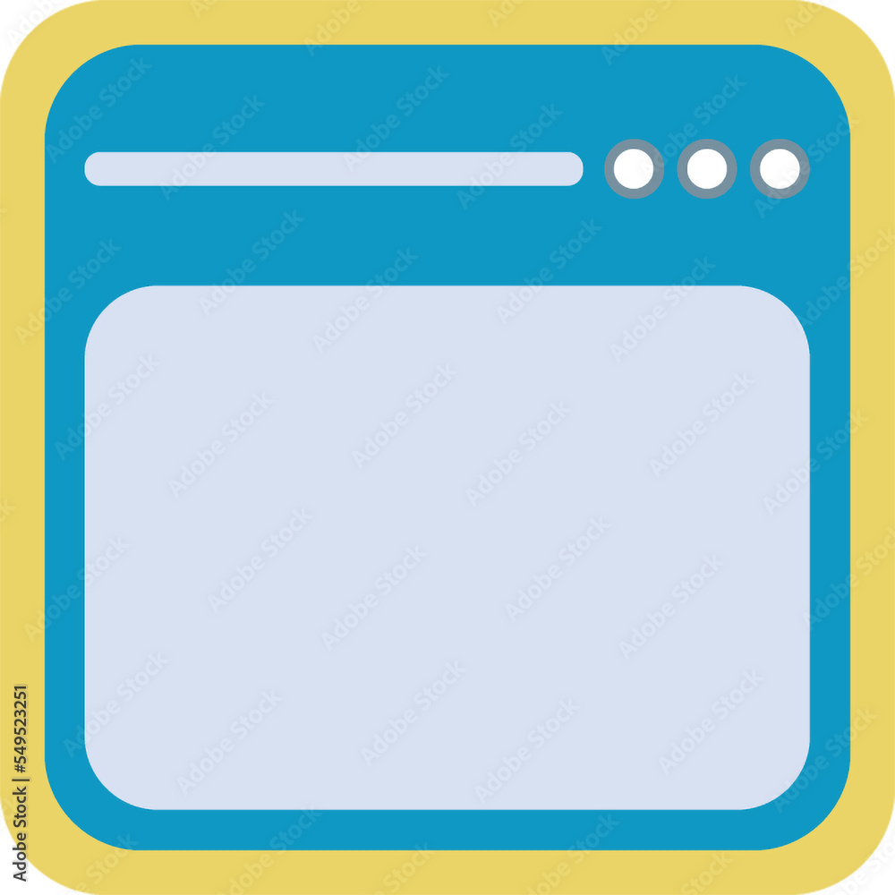 Social Media UI Frames and Elements Browser Window, Computer Window ...