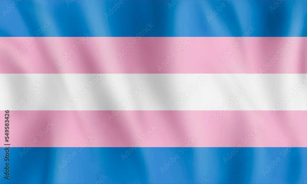 Transgender flag identity concept. Stock Illustration | Adobe Stock