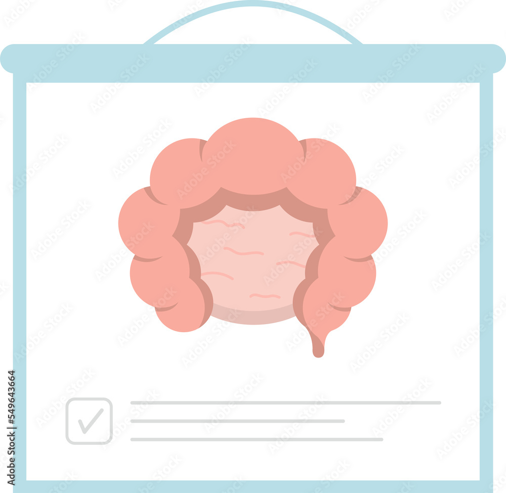 Human organs intestines and stomach infographics, cartoon illustration ...