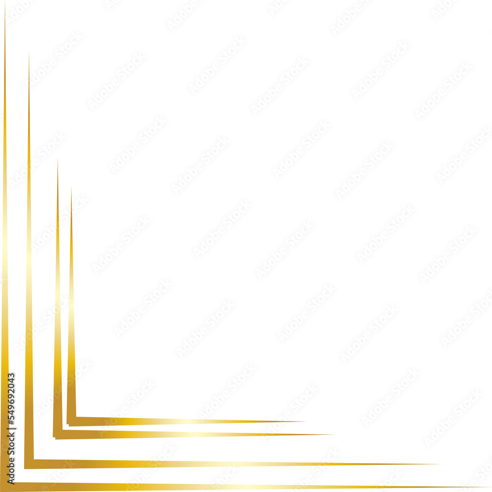 gold line corner, border, frame decoration Stock Illustration | Adobe Stock
