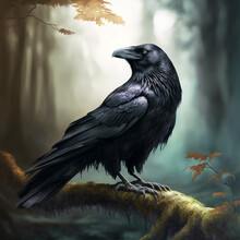 Raven Black Bird Art Free Stock Photo - Public Domain Pictures