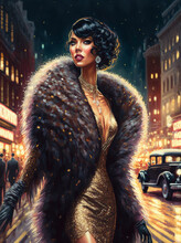 Vintage Flapper Woman New Year Art Free Stock Photo - Public Domain ...