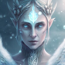 Snow Queen Art Free Stock Photo - Public Domain Pictures