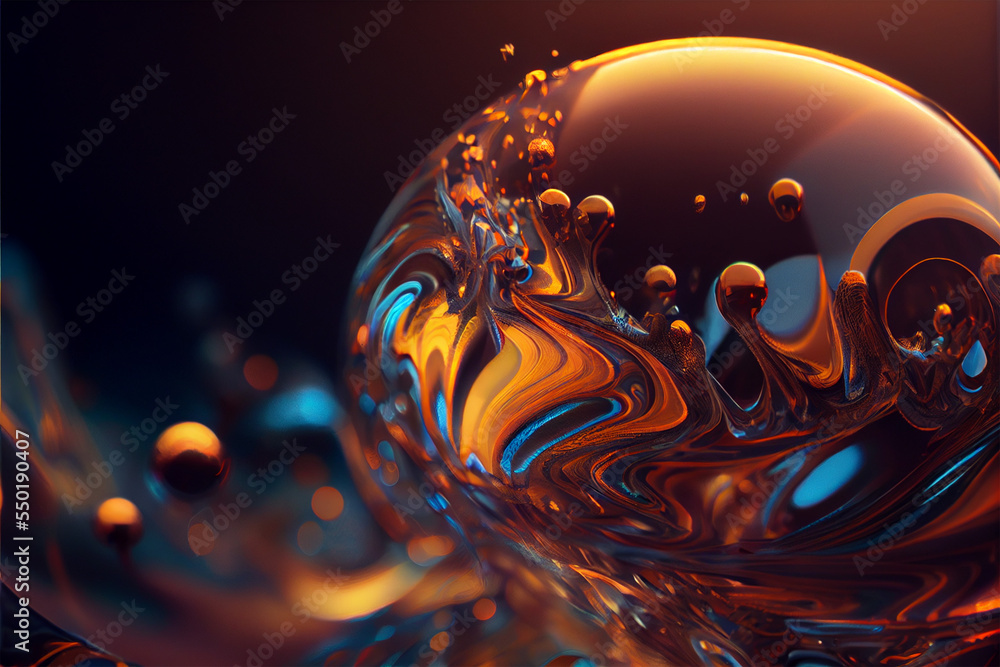 colorful oil water texture Stock Illustration | Adobe Stock
