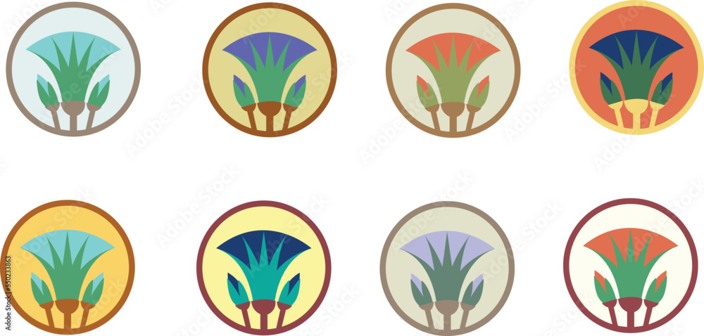 Lotus Flower - The Pharaonic symbol of Ancient Egypt - Illustration ...