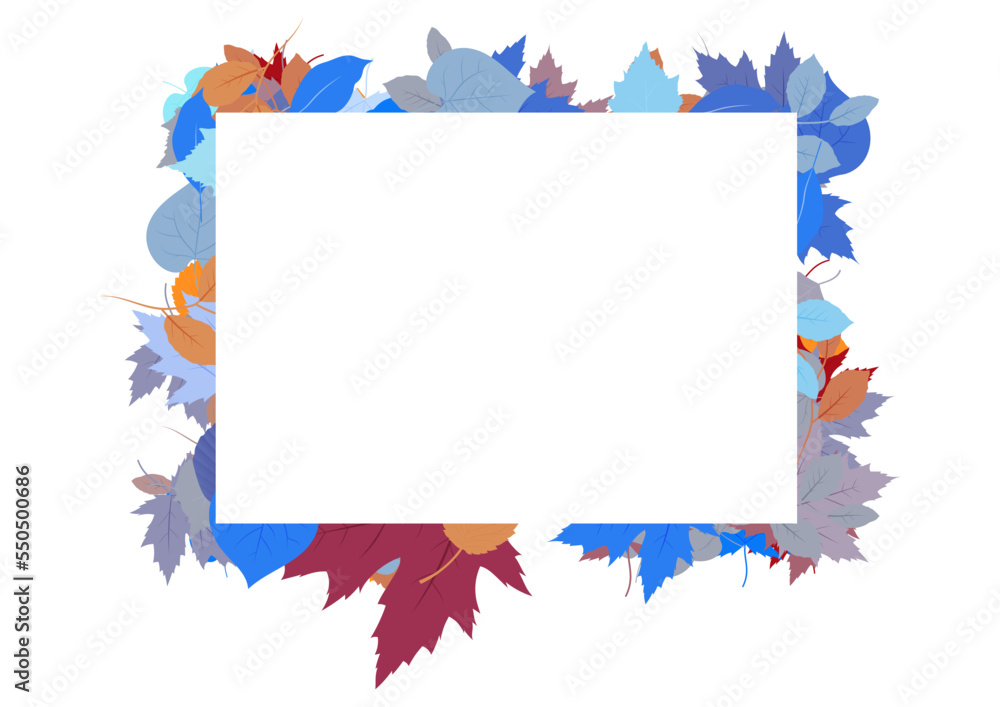 Vector de Stock Blank paper, fill yourself invitation card, with border ...