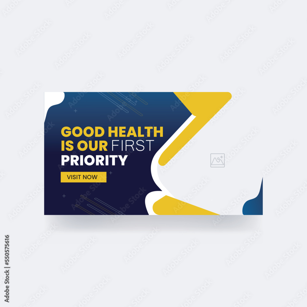 Medical hospital design and youtube thumbnail banner backgrounds ...