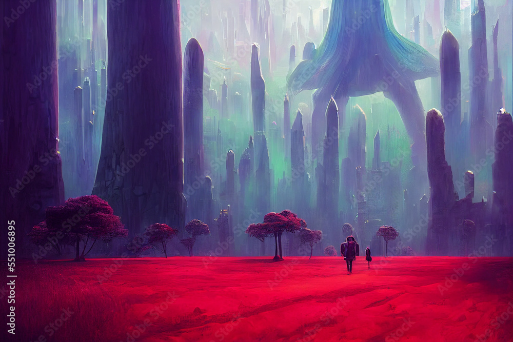 Alien cities, scifi, science fiction, other worlds, alien civilization ...