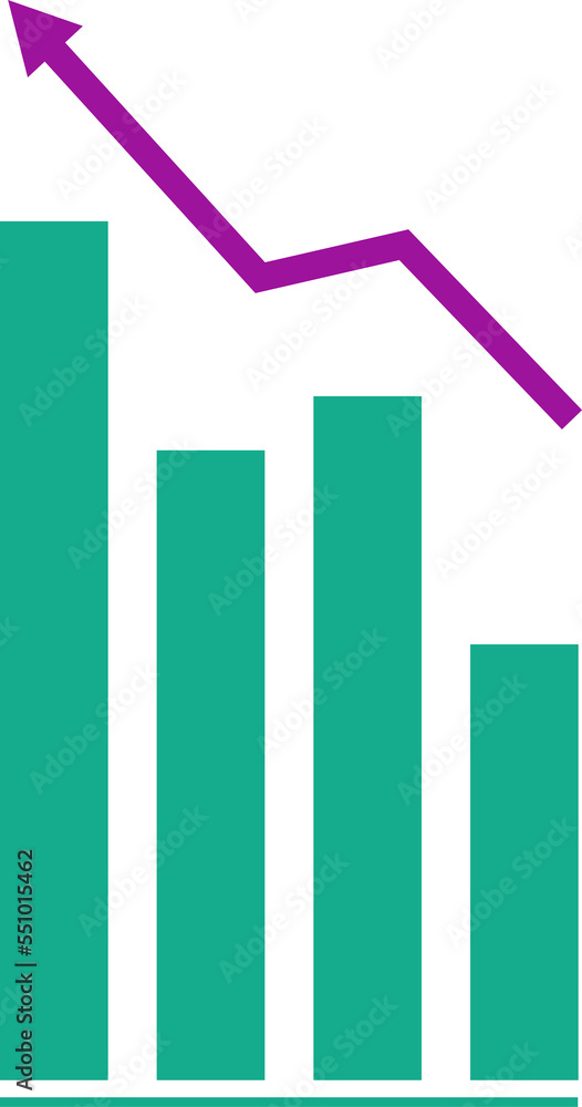 Graph Icon, Chart bar design Stock Illustration | Adobe Stock