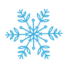 Cute Blue Snowflake Free Stock Photo - Public Domain Pictures