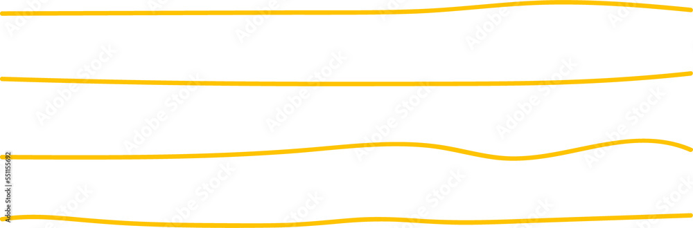 Yellow horizontal lines png Stock Illustration | Adobe Stock