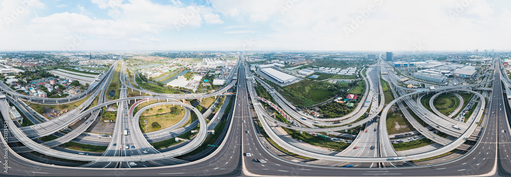 Foto de Stock Spherical HDRI panorama 360 degrees angle view of ...