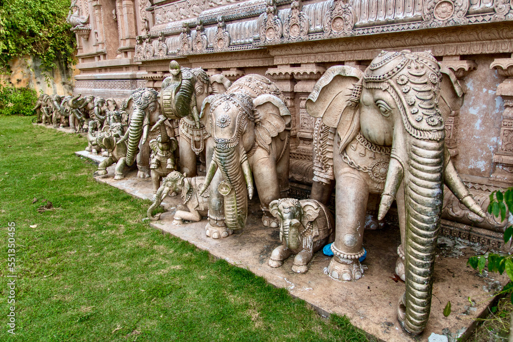 statues at Sri Shakti Hindu Temple in Kuala Selangor Malaysia 素材庫相片 ...