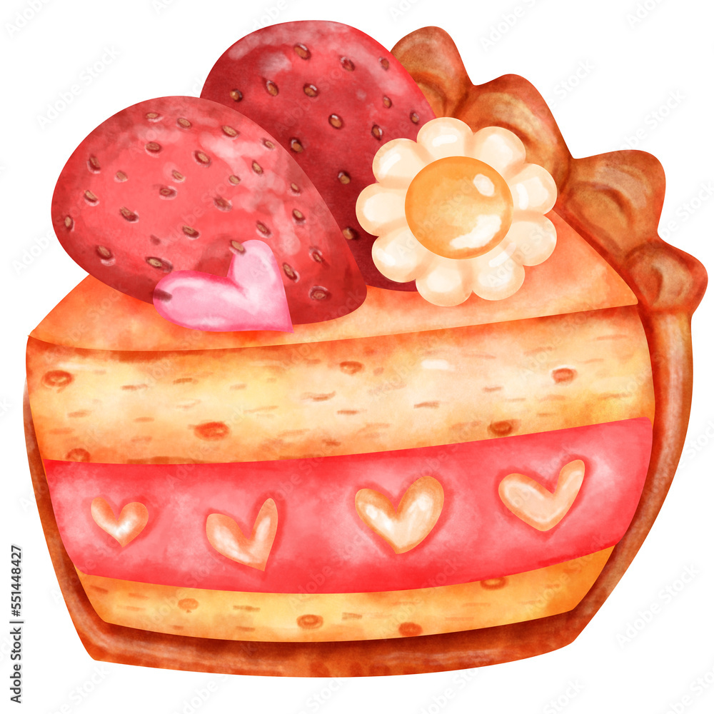 Strawberries Clipart Pack, Watercolor Strawberry Clip Art, Pink ...