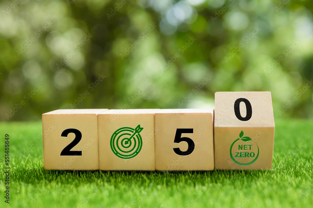 Net zero by 2050. Carbon neutral. Net zero greenhouse gas emissions ...