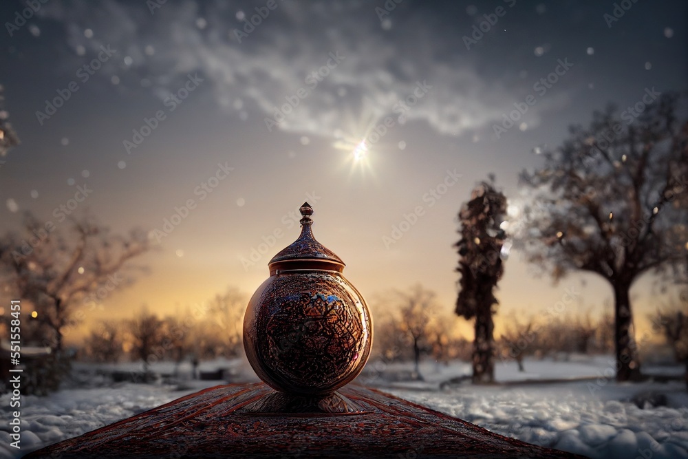Winter Solstice in Iran Stock Illustration | Adobe Stock