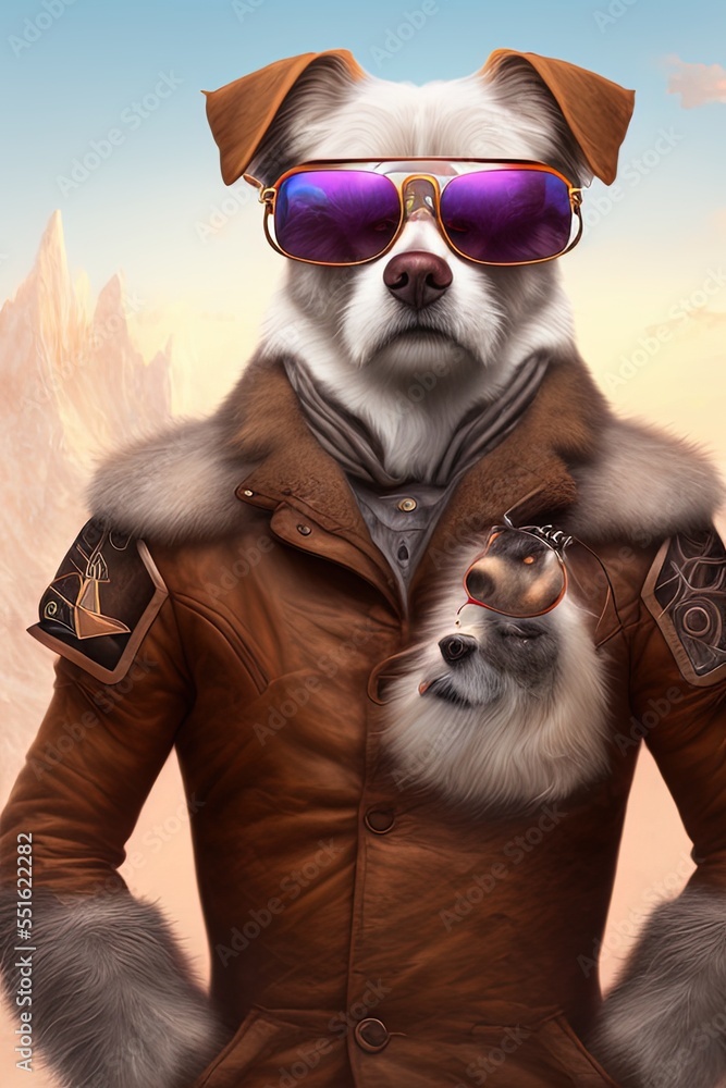 detailed matte painting stylized three quarters portrait of an ...